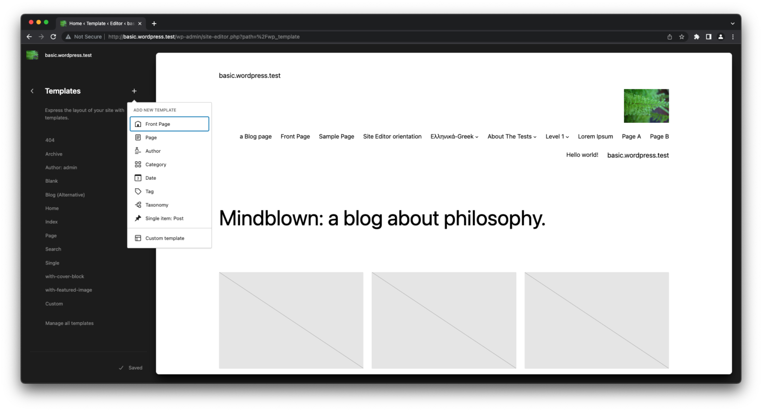 Introduction to the Site Editor - Full Site Editing