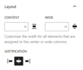 Theme.json layout and spacing options - Full Site Editing