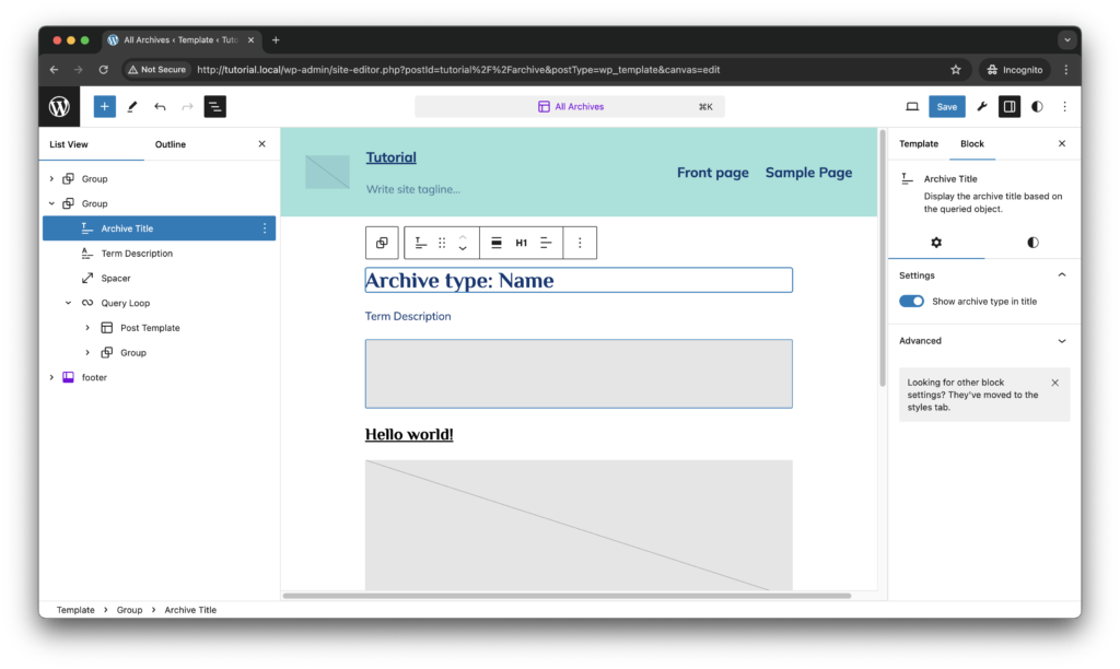How to create WordPress themes without coding - Full Site Editing